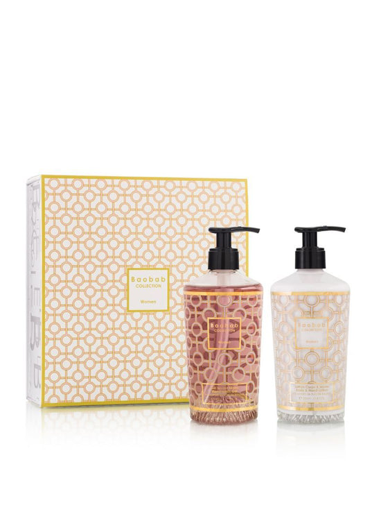 GIFT BOX WOMEN BODY & HAND LOTION AND HAND WASH GEL – Baobab Collection